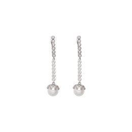 NAEMI Women Earrings in Silver White | Gr.: onesize