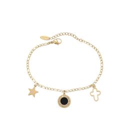 NAEMI Women Bracelet in Gold Black | Gr.: onesize