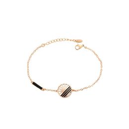 NAEMI Women Bracelet in Rose Gold Black | Gr.: onesize