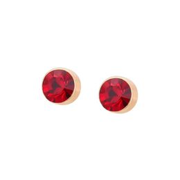 NAEMI Women Earrings in Rose Gold Red | Gr.: onesize