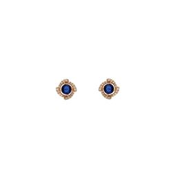 NAEMI Women Earrings in Rose Gold Navy | Gr.: onesize