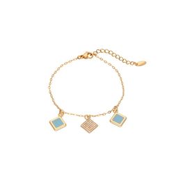 NAEMI Women Bracelet in Rose Gold Turquoise | Gr.: onesize