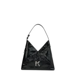 KARL LAGERFELD JEANS Pouch ' Geo Hochgl&auml;nzende Tote Bag ' female Black size One Size