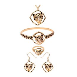 NAEMI Women Jewelry Set in Rose Gold Black | Gr.: onesize