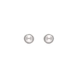 NAEMI Women Earrings in Silver White | Gr.: onesize