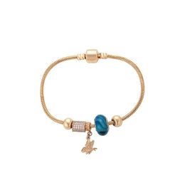 NAEMI Women Bracelet in Rose Gold Turquoise | Gr.: onesize