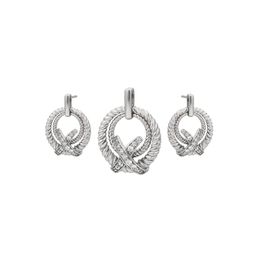 NAEMI Women Jewelry Set in Silver | Gr.: onesize