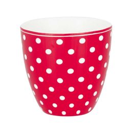 GreenGate MINI Latte Cup DOTTY Rot mit wei&szlig;en Punkten | Gr.: onesize