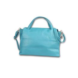 Leder Handtasche Florence Tasche t&uuml;rkis ca. 36cm | Gr.: onesize