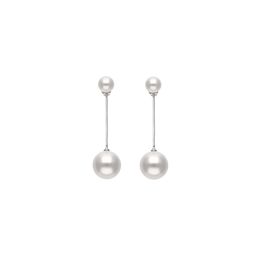 NAEMI Women Earrings in Silver White | Gr.: onesize