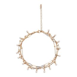 NAEMI Women Anklet in Rose Gold White | Gr.: onesize