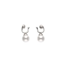 NAEMI Women Earrings in Silver White | Gr.: onesize