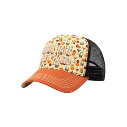 King Kerosin Trucker Cap Drink Hard Party Hard in beige | Gr.: onesize