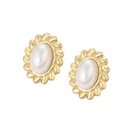 NAEMI Women Earrings in Gold White | Gr.: onesize