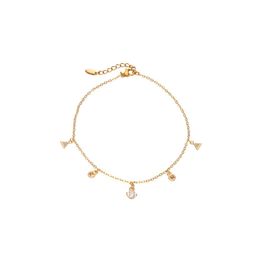 NAEMI Women Anklet in Rose Gold White | Gr.: onesize