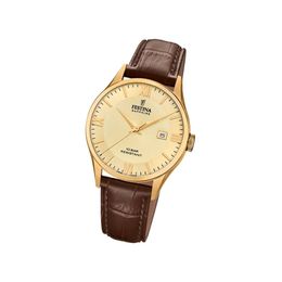 Analog-Armbanduhr Festina Swiss Made braun gro&szlig; (ca. 40mm) | Gr.: onesize