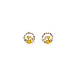 NAEMI Women Earrings in Yellow | Gr.: onesize