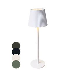 Coen Bakker LED Tischlampe dimmbar Touch Farbwechsler IP44 Innen & Au&szlig;en 36,5x11cm in Wei&szlig; | Gr.: onesize