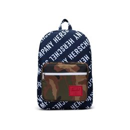 HERSCHEL Pop Quiz 22 - Rucksack 43 cm (black crosshatch/black/raven crosshatch) in roll call peacoat woodland camo | Gr.: onesize