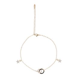 NAEMI Women Anklet in Rose Gold White | Gr.: onesize