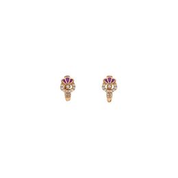 NAEMI Women Earrings in Rose Gold Purple | Gr.: onesize