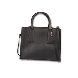 Leder Handtasche Florence Tasche schwarz ca. 32cm | Gr.: onesize