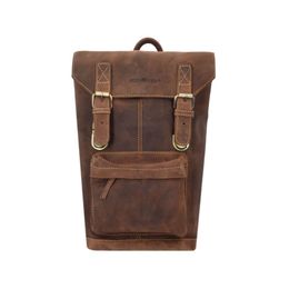 Green Burry Greenburry Vintage Rucksack Leder 42 cm Laptopfach in brown | Gr.: onesize