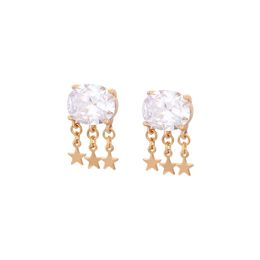 NAEMI Women Earrings in Rose Gold White | Gr.: onesize
