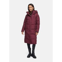 Winterjacke Marikoo "Chumanii", Damen, Gr. M, wine, Obermaterial: 100% Polyester; Futter: 100% Polyester; Wattierung: 100% Polyester; &Auml;rmelfutter: 100% Polyester, Jacken Winterjacke, mit Bel&uuml;ftungs&ouml;ffnungen am Jackensaum