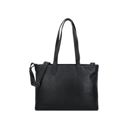 Plevier Power Shopper Tasche Leder 31 cm Laptopfach in schwarz | Gr.: onesize