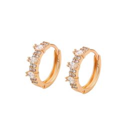 NAEMI Women Earrings in Rose Gold White | Gr.: onesize
