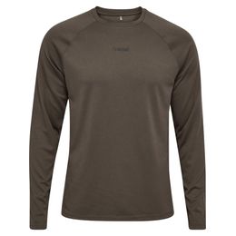Hummel T-Shirt Raglan&auml;rmel Hmlmomentum Herren in MAJOR BROWN | Gr.: S