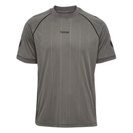 Hummel T-Shirt Raglan&auml;rmel Hmlpitch Herren in CHARCOAL GRAY | Gr.: M