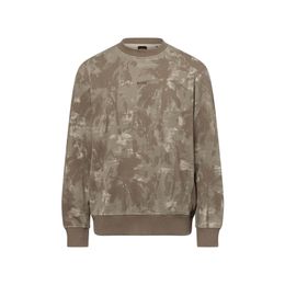 BOSS Sweatshirt 'We Jungle' Herren Gr&ouml;&szlig;e M hellbeige / khaki / oliv