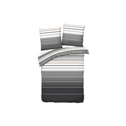 Traumschlaf Bettw&auml;sche Girona silber in silber | Gr.: 200x200 (2x 80x80 cm)