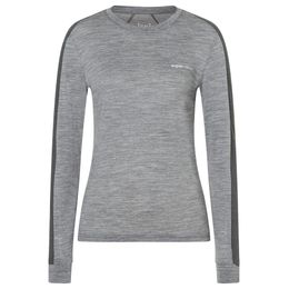 super.natural Merino Longsleeve ALARM RUNNING LS in grau | Gr.: M