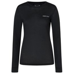 super.natural Merino Longsleeve ALARM RUNNING LS in schwarz | Gr.: XL
