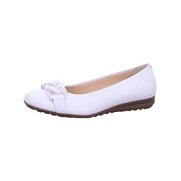 Gabor Comfort Ballerina in Wei&szlig; | Gr.: 38-dot-5