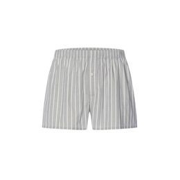 Hanro Boxer ' Fancy Woven ' Herren Gr&ouml;&szlig;e S graumeliert / offwhite