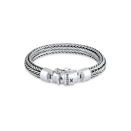 Kuzzoi Armband 925 Sterling Silber Twisted in Silber | Gr.: 19 cm