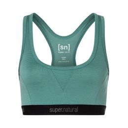 super.natural Merino Bra W TUNDRA220 SEMPLICE BRA in Petrol | Gr.: L