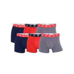 CR7 Boxershort 6er Pack in Dunkelblau/Rot/Grau | Gr.: XXL