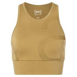 super.natural W CAPITAL LOGO LF TOP in Beige | Gr.: L