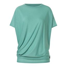 super.natural Merino T-Shirt W YOGA LOOSE TEE in Petrol | Gr.: L