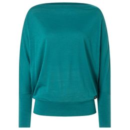 super.natural Merino Longsleeve W KULA TOP in Petrol | Gr.: XL