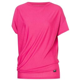 super.natural Merino T-Shirt W YOGA LOOSE TEE in Pink | Gr.: xs