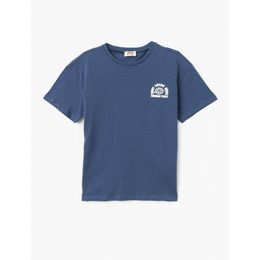 KOTON T-Shirt Jungen Gr&ouml;&szlig;e 116/122 marine / wei&szlig;