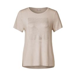 Street One T-Shirt in smooth sand beige | Gr.: 42
