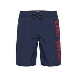 CAMP DAVID Badeshorts Herren Gr&ouml;&szlig;e XL navy / rubinrot