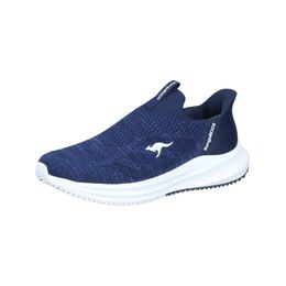 Kangaroos Sportliche Slipper in dk navy/white | Gr.: 40